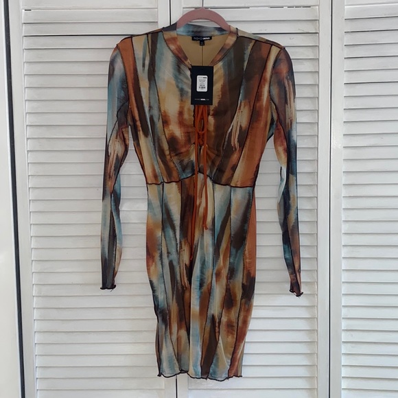 Fashion Nova | Dresses | Brenda Mesh Mini Dress | Poshmark